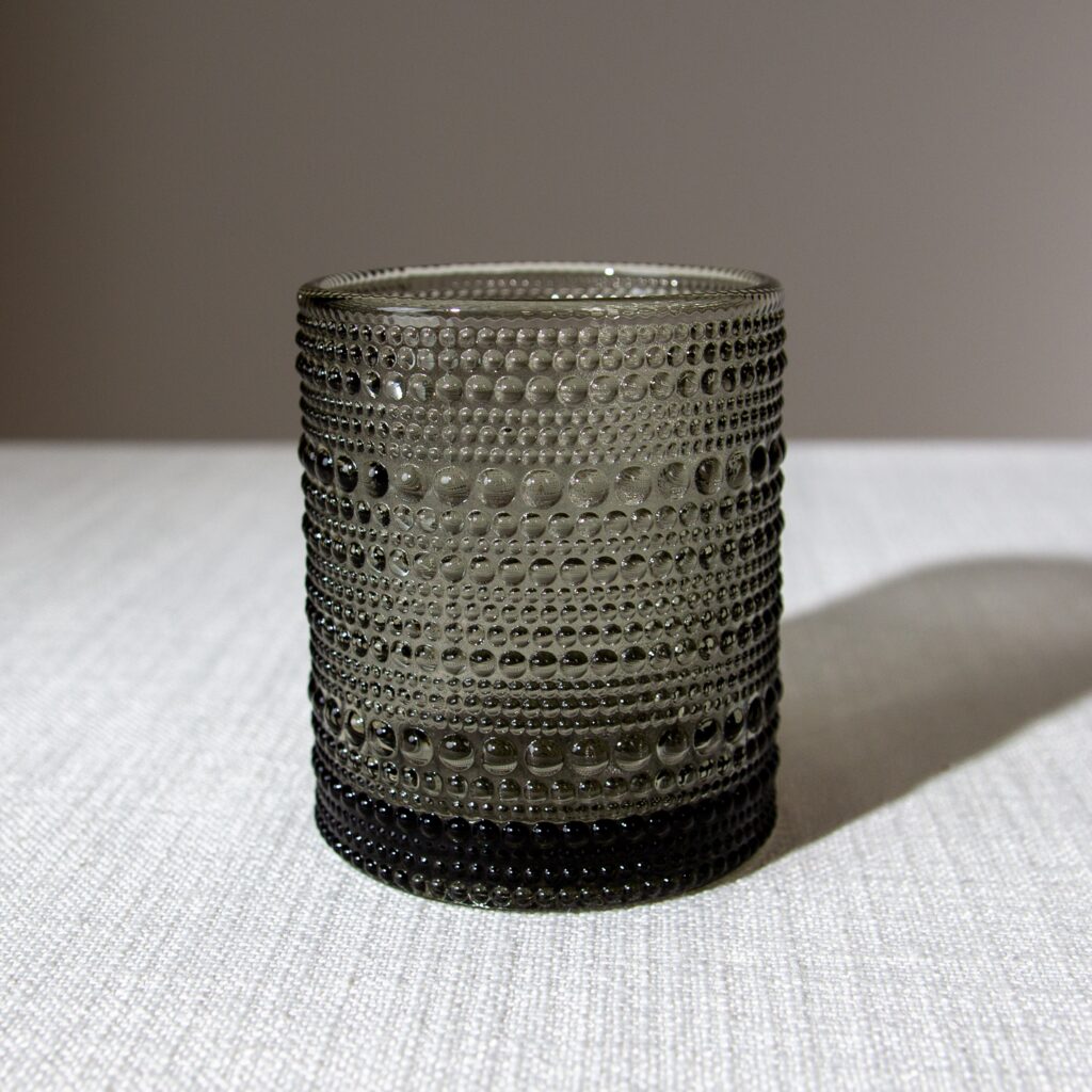Glass Jupiter Rocks Smoke | 10 oz | Diamond Event